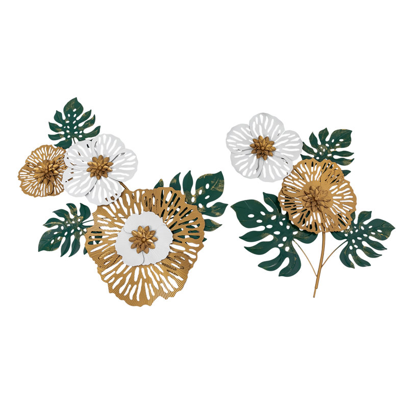 Lark Manor™ Flower-Shaped Wall Decoration | Wayfair