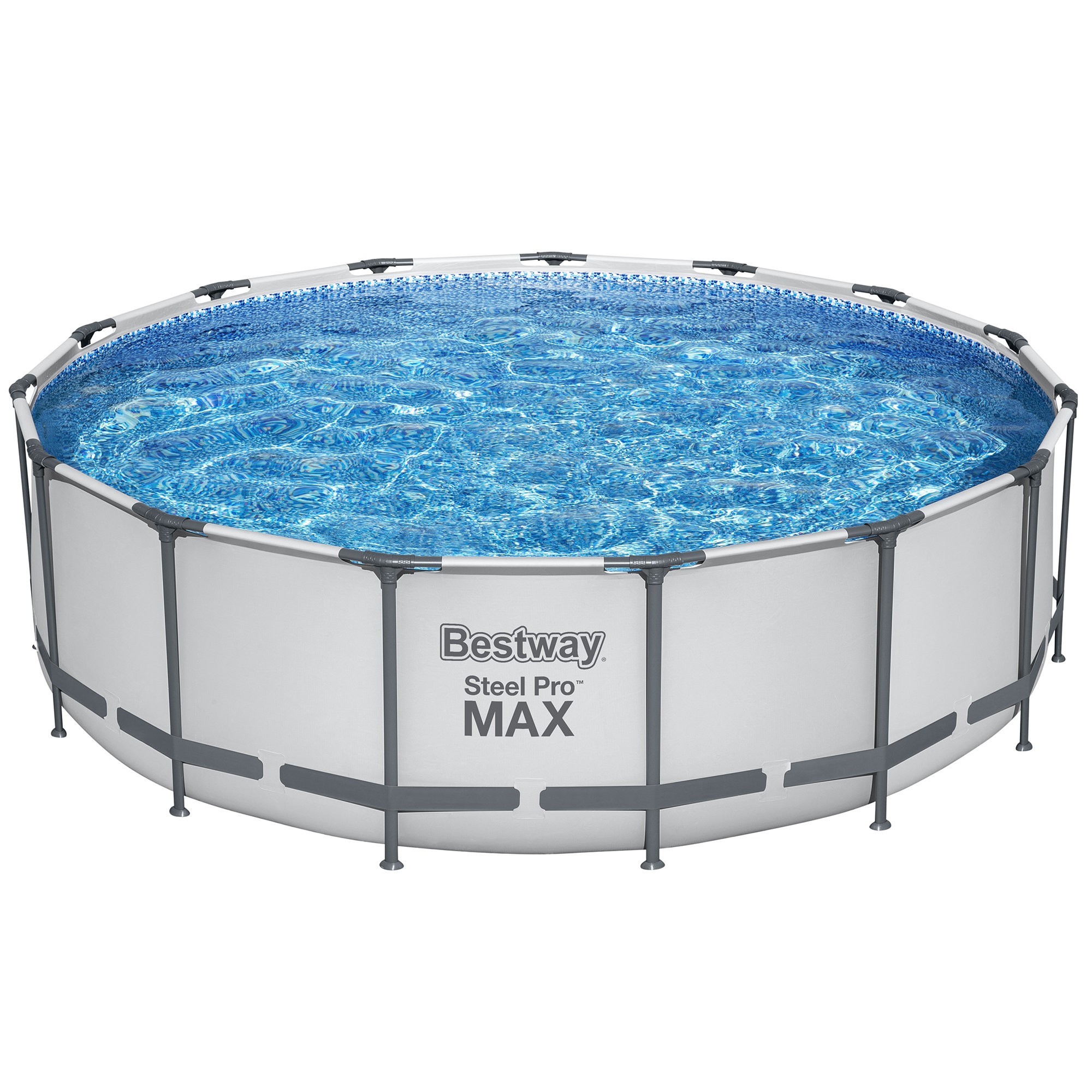 Bestway Steel Pro MAX Prismatic Stone Pool Set, Durable Construction ...