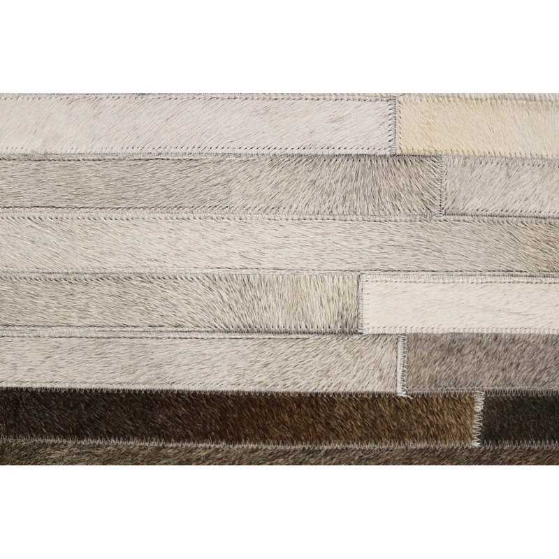 Millwood Pines Chadric Leather Ottoman | Wayfair