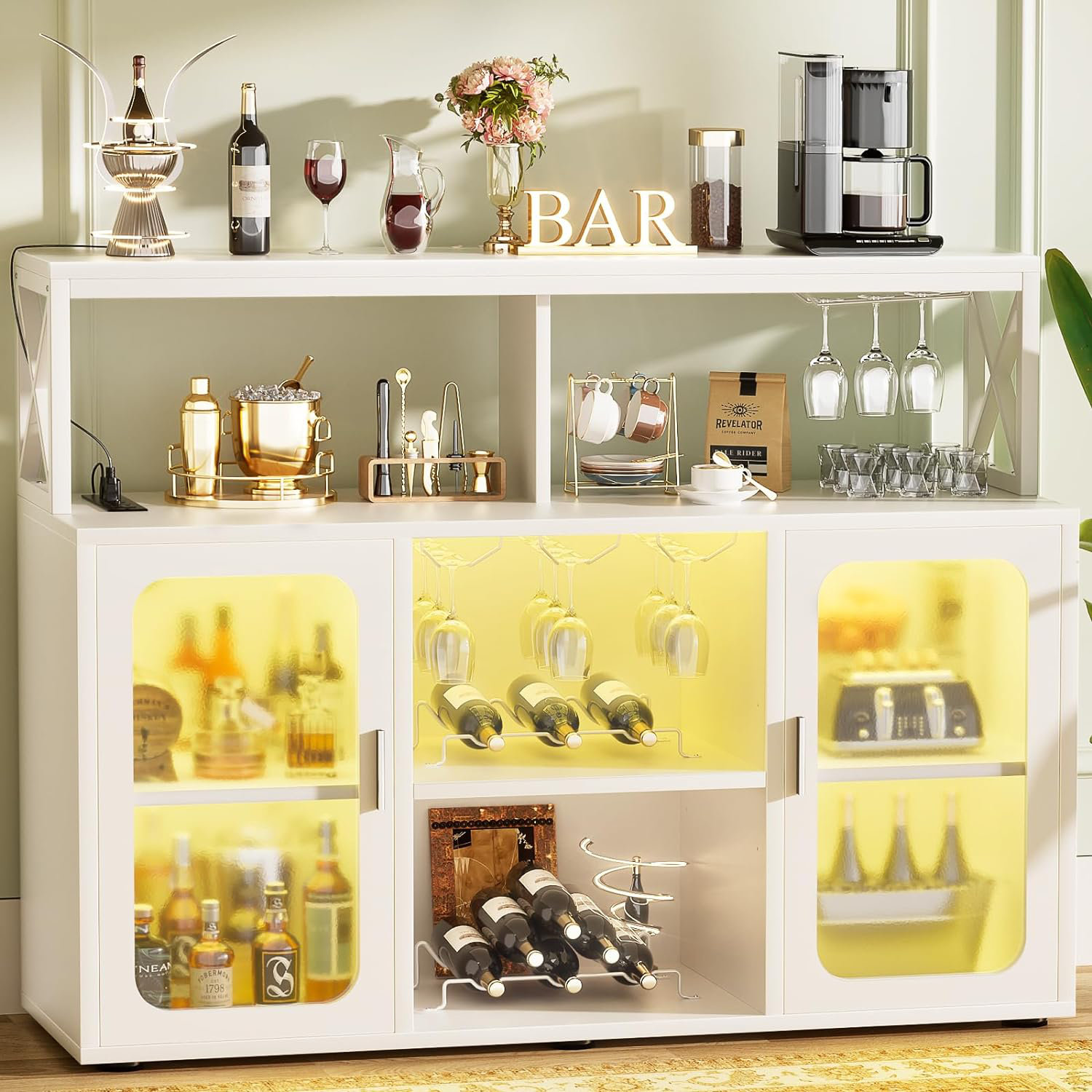 Ivy Bronx Lakynn 47.2'' Bar Cabinet & Reviews - Wayfair Canada