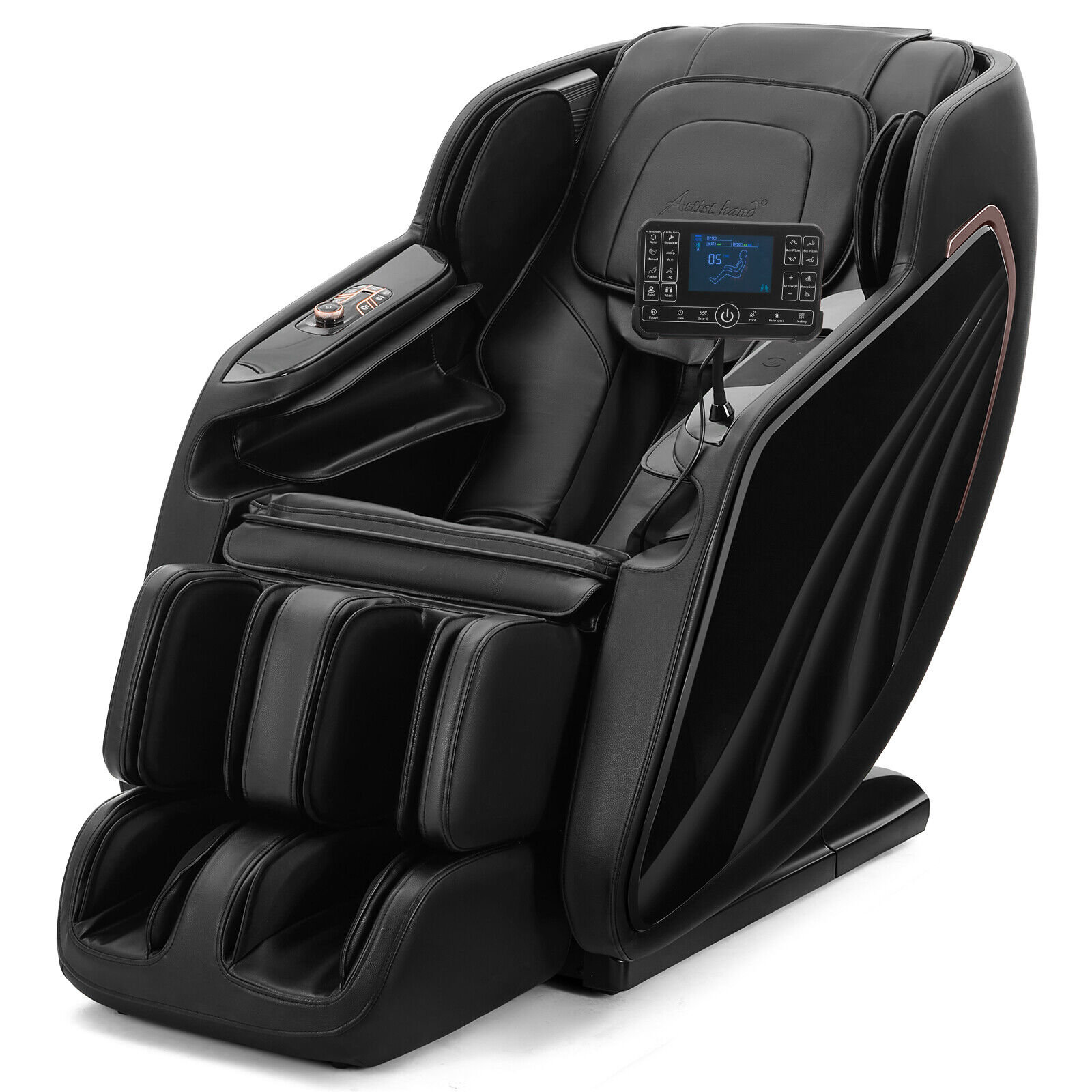 Latitude Run® 4d Sl-track Zero Gravity Full Body Massage Chair With ...