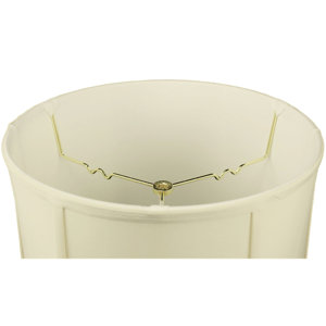 Darby Home Co 17" H x 16" W Silk/Shantung Drum Lamp shade ( Screw on ...