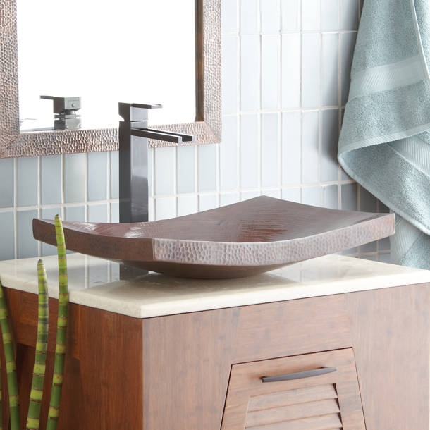 Native Trails Maestro Metal Oval Vessel Bathroom Sink & Reviews | Wayfair