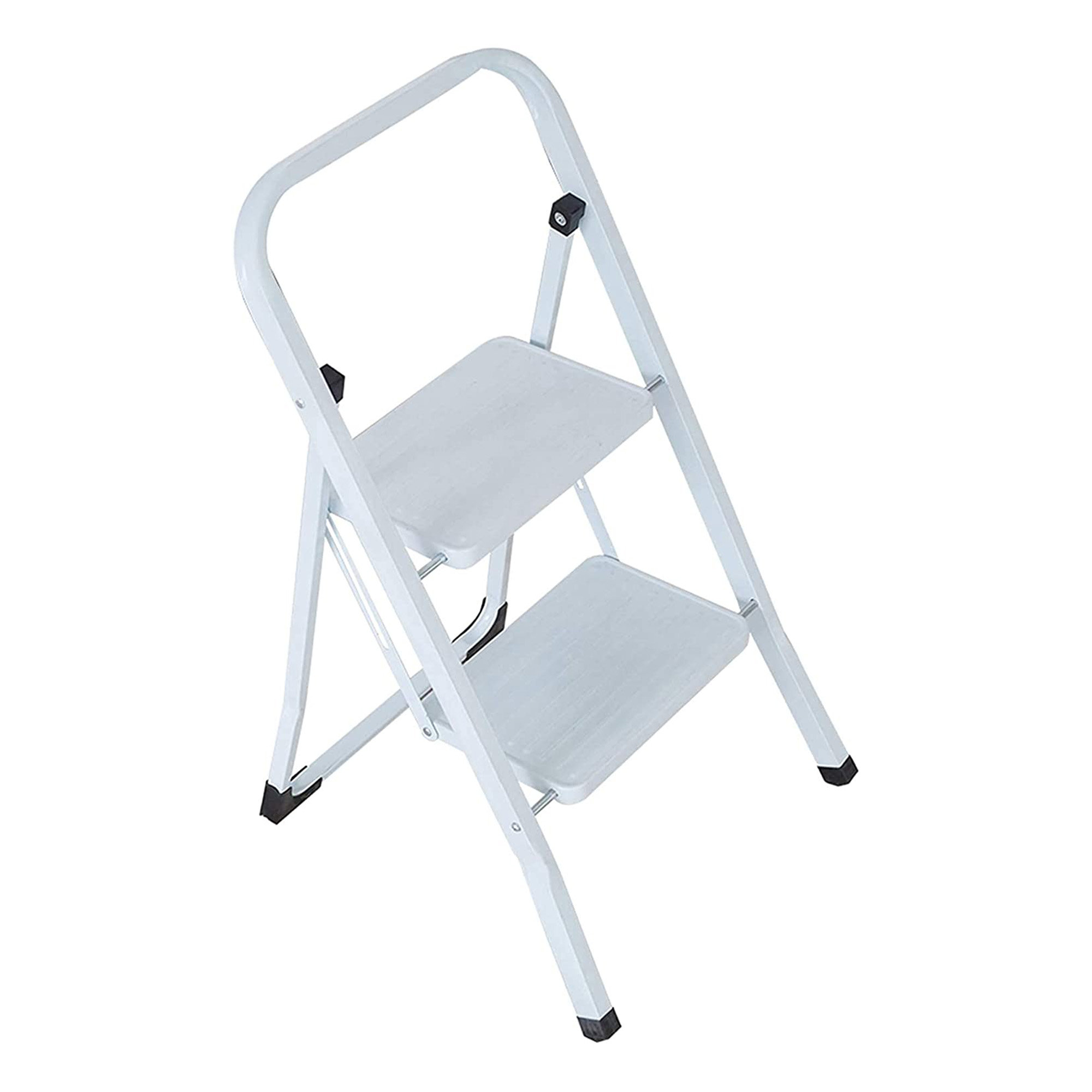 ACEM 2 - Step Steel Lightweight Folding Small Step Ladder & Reviews ...