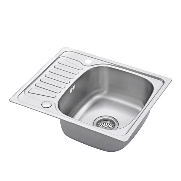 Belfry Kitchen Inset Kitchen Sink Stainless Steel 1 Bowl With 580 X 480 ...
