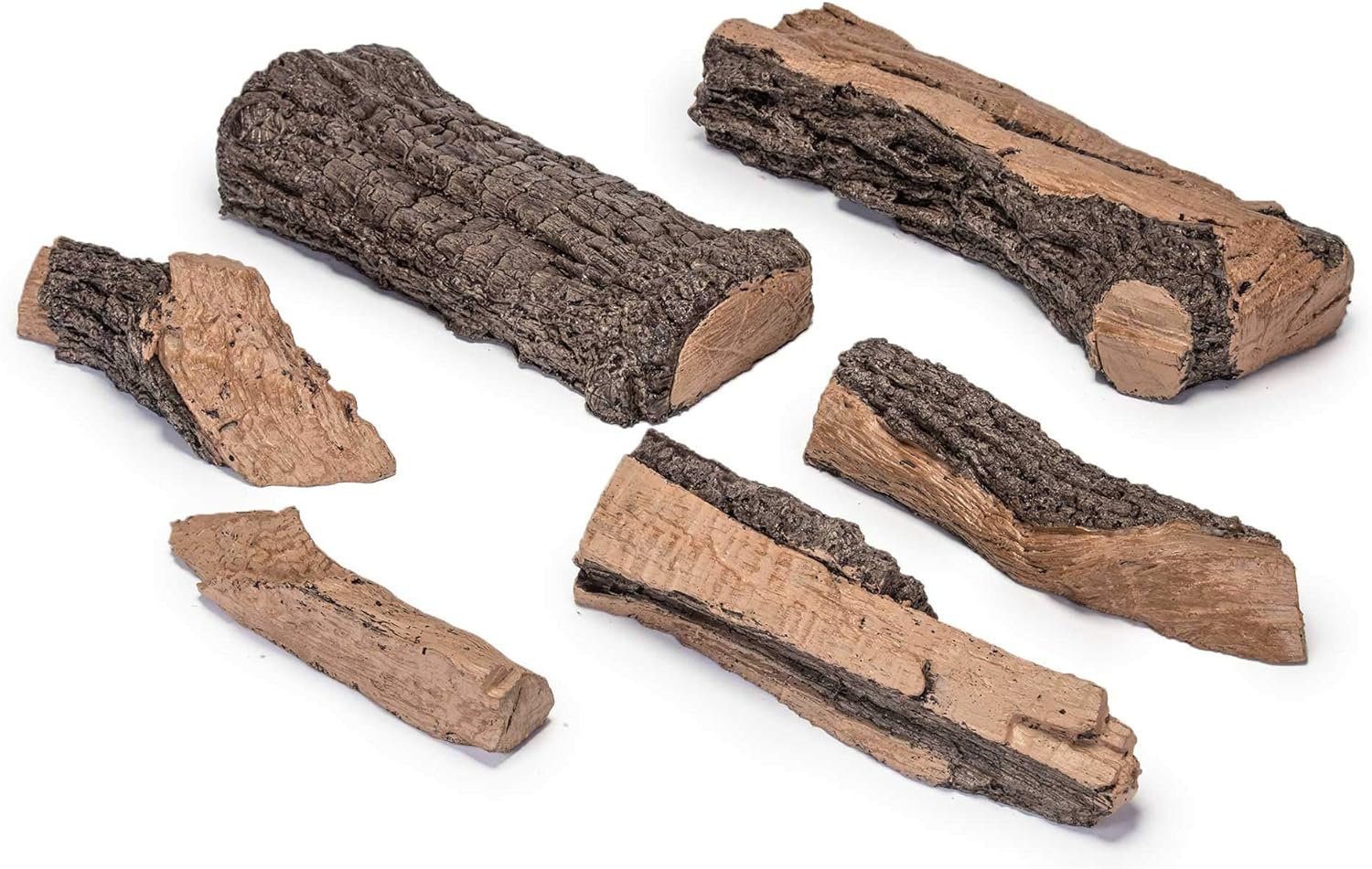 ENDOSTO Bûches au gaz 18 po en chêne fendu Designer Plus seulement sans ...