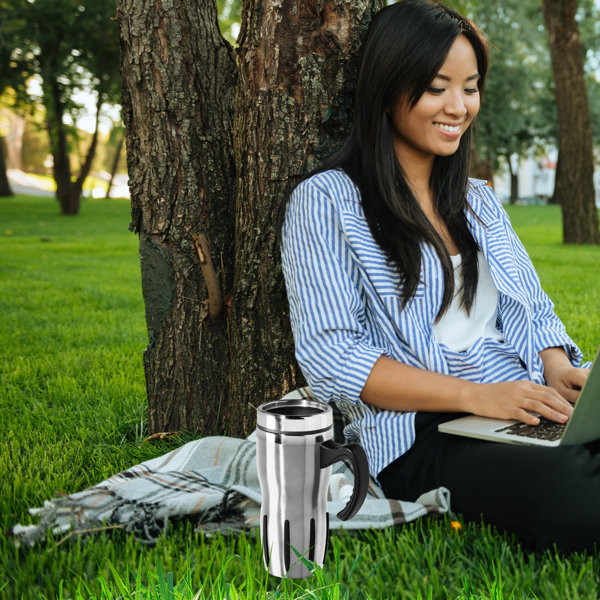 Oggi Refresh Multigrip Stainless Steel Thermal Travel Mug (470 Ml, 16 ...