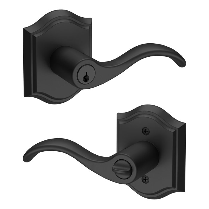 Baldwin Lower Half Handleset with Door Lever | Wayfair