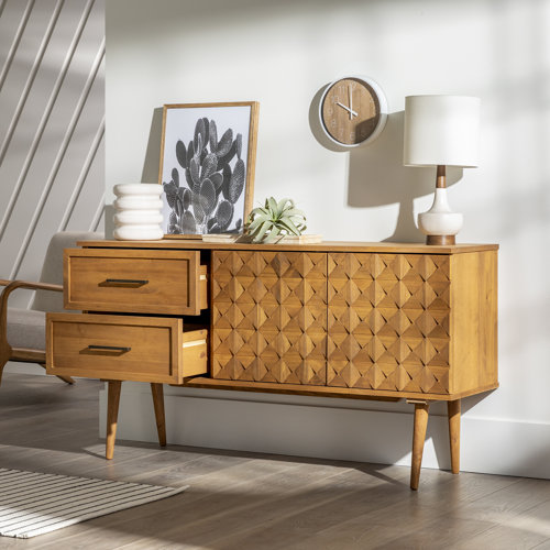 Solid Wood Wood Sideboards & Buffets You'll Love | Wayfair