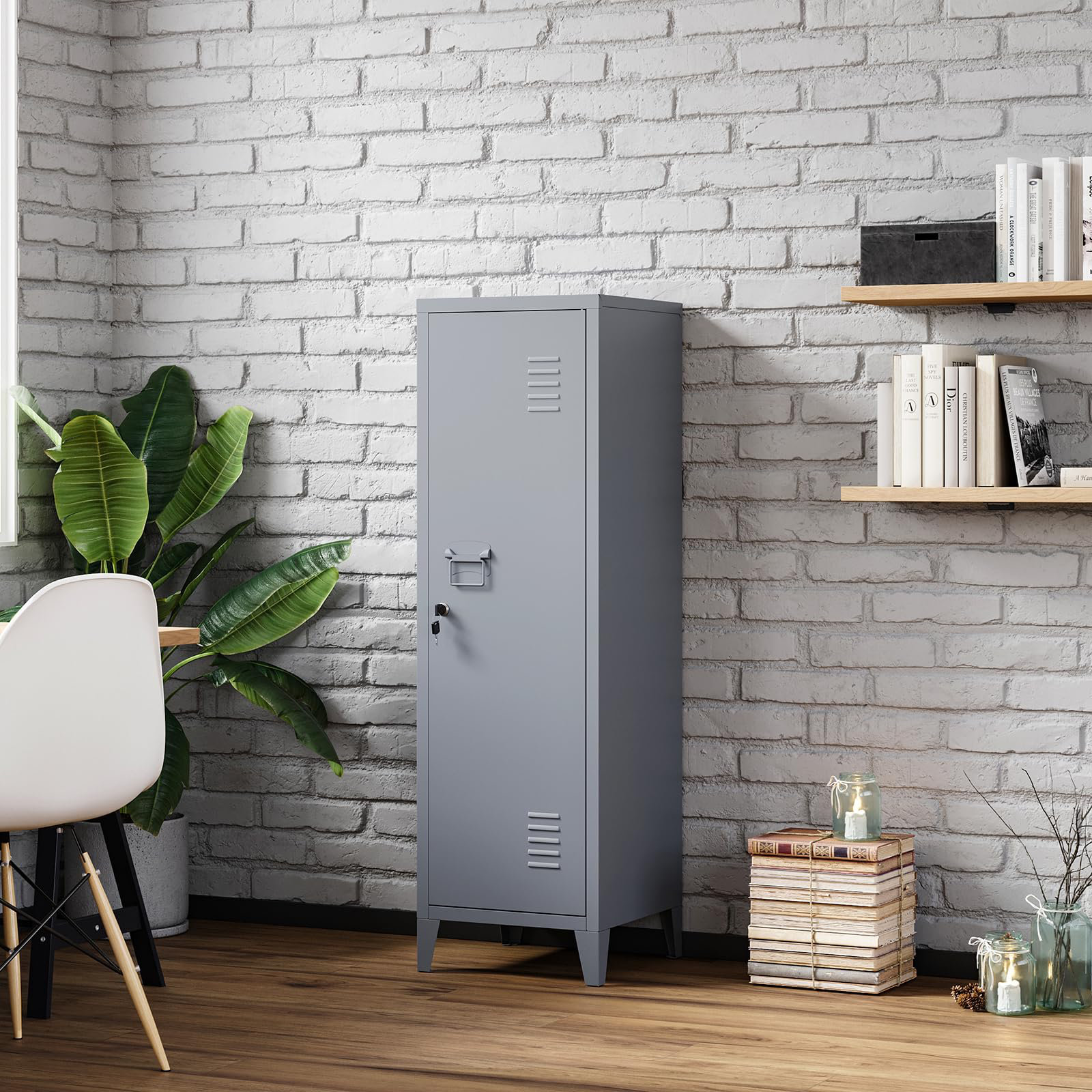 Steelcube 3 Tier Steel Storage Lockers With 2 Keys - Wayfair Canada