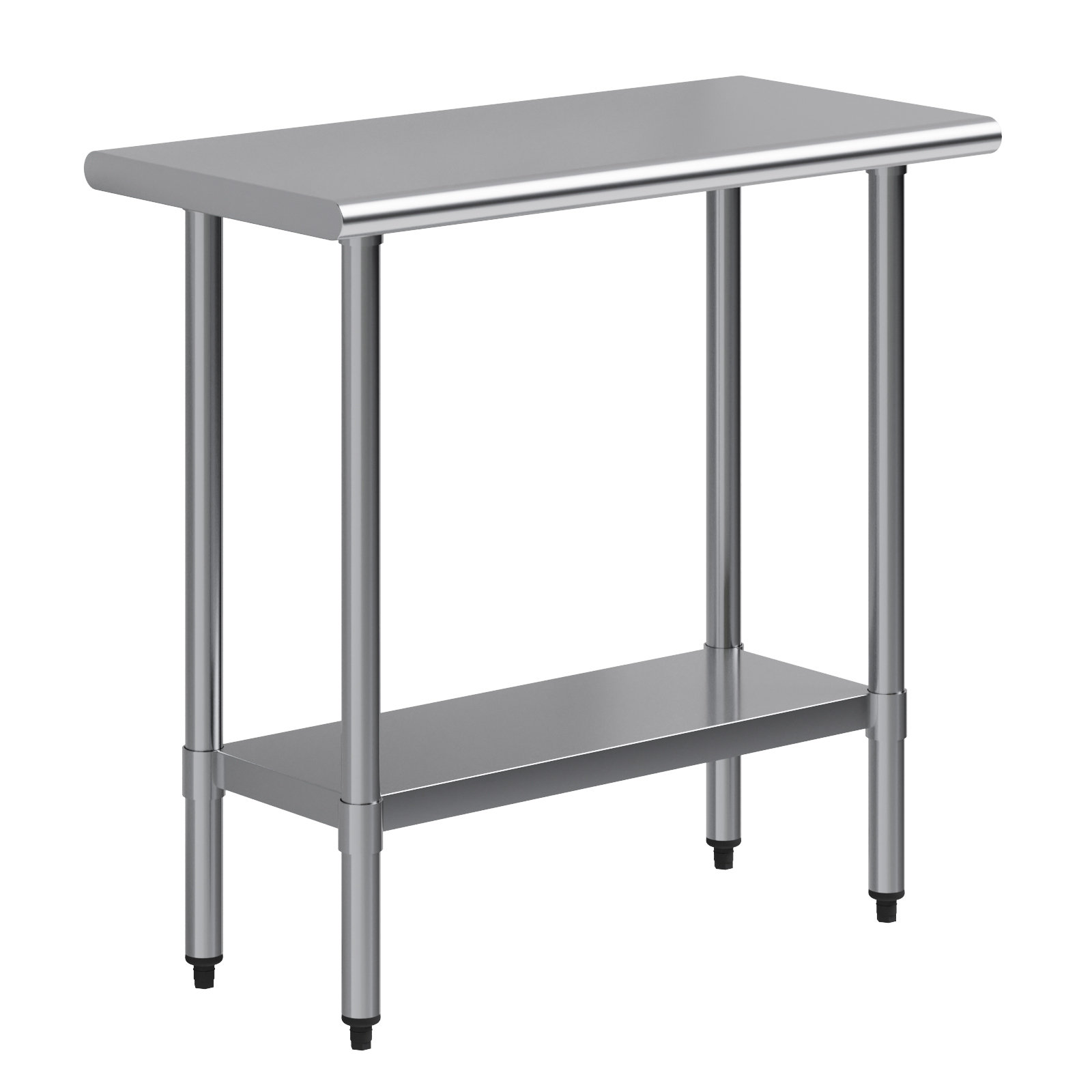 Amgood 18 in. x 36 in. Premium Stainless Steel Table with Undershelf ...