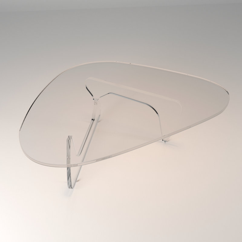 GUSTO DESIGN COLLECTION Glass Top Single Coffee Table | Wayfair