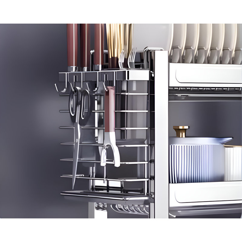 LIYONG Stainless Steel Countertop Dish Rack | Wayfair