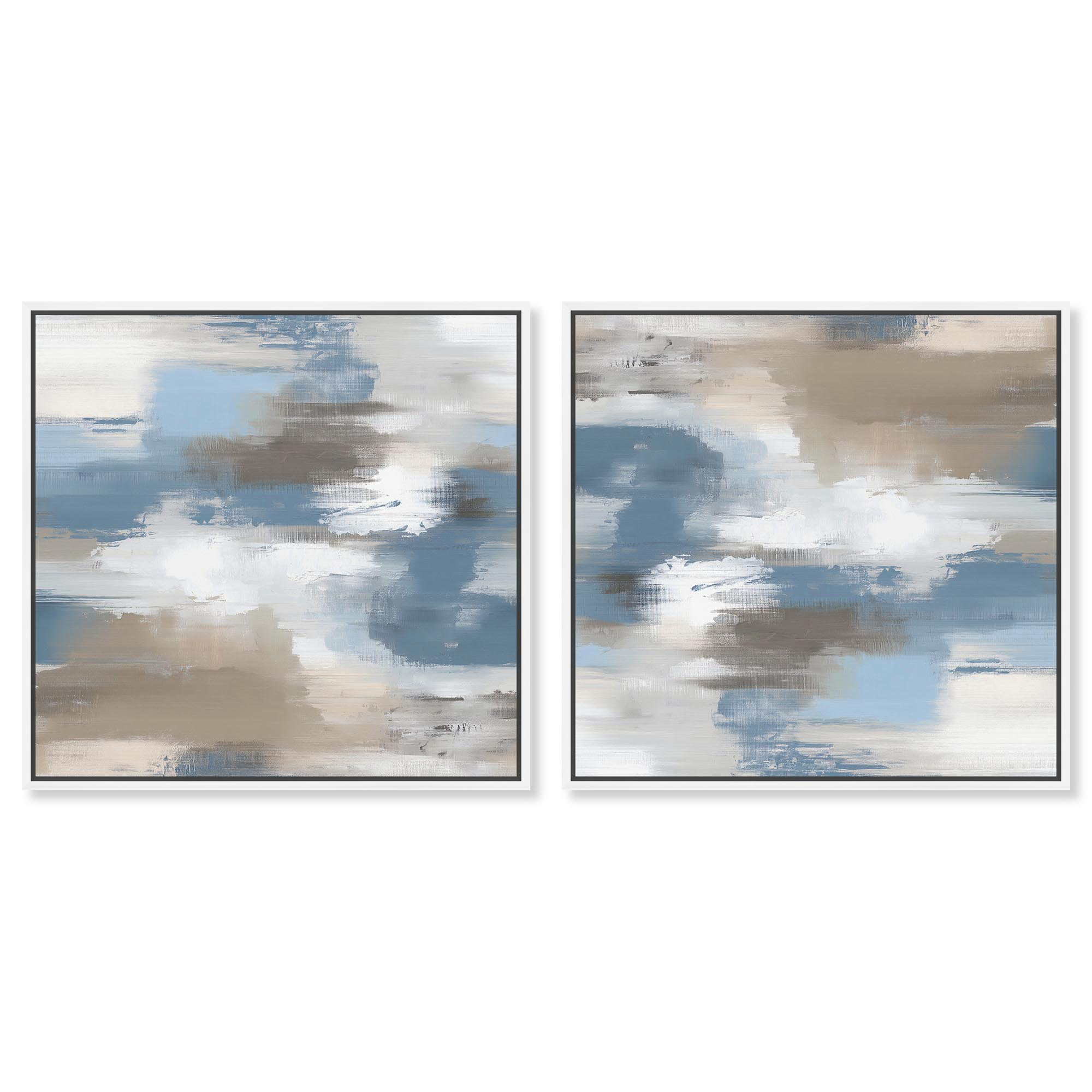 Art Remedy Clouds and Sands Gather Set Canvas Modern Abstracts by Art ...