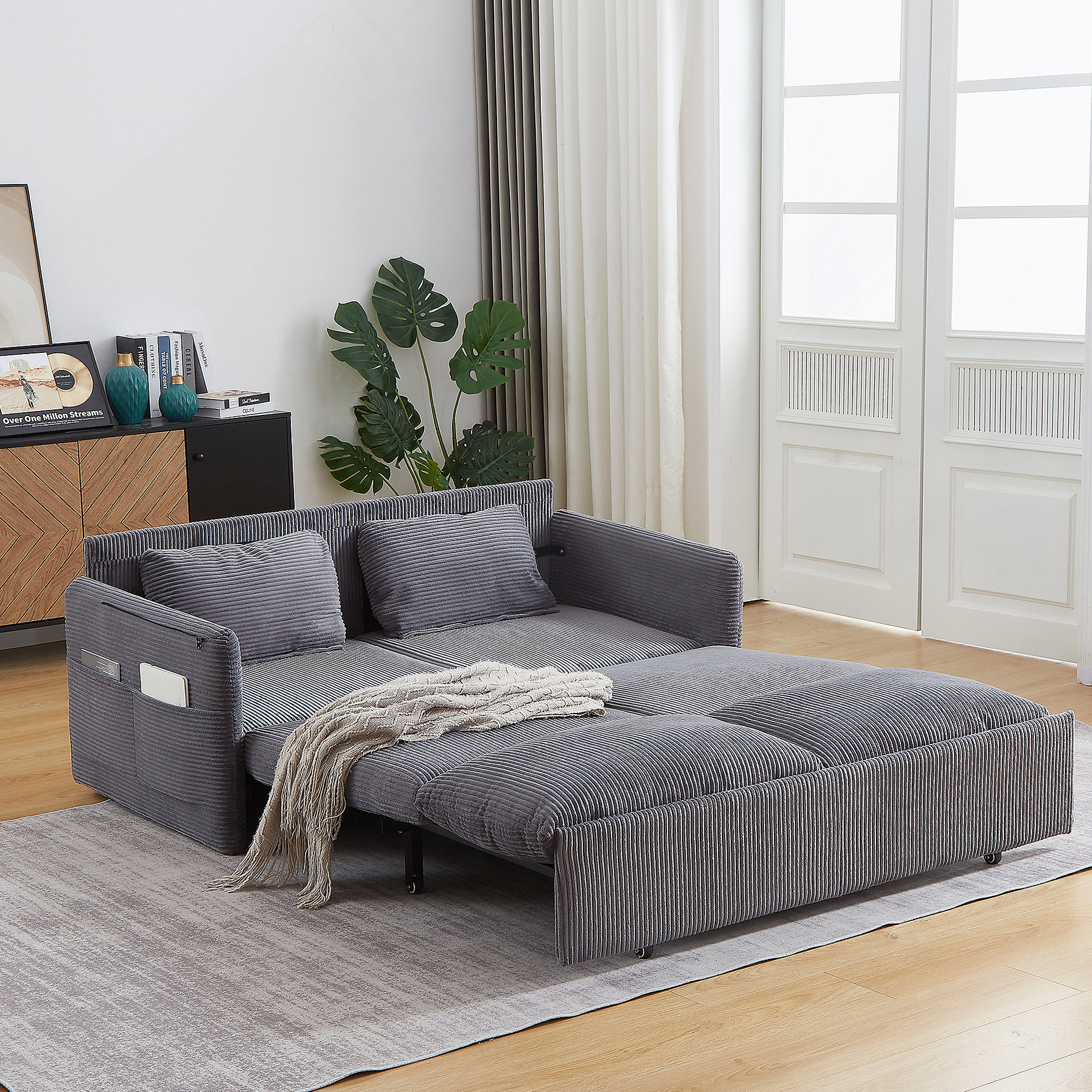 Latitude Run® Versatile Convertible Sleeper Sofa Bed for Various Spaces and Comforts | Wayfair