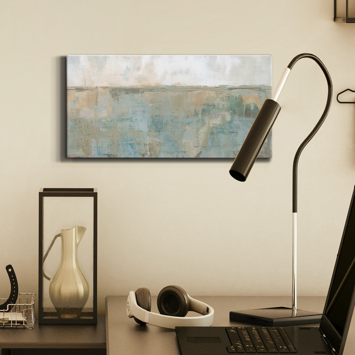 Ebern Designs Distant Fields - Wrapped Canvas Print & Reviews | Wayfair