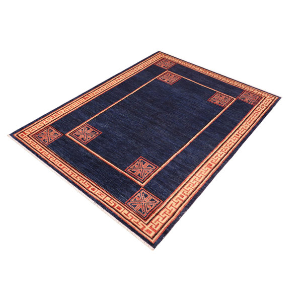 Isabelline One-of-a-Kind 5'7'' x 9'2'' 2000s Area Rug in Blue/Brown by ...