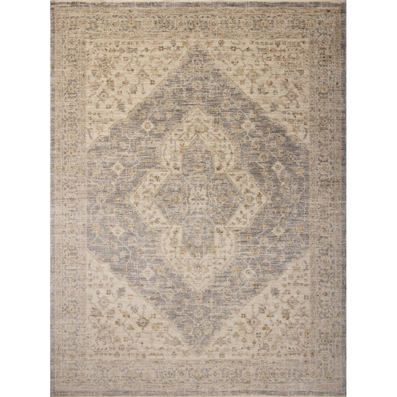 Magnolia Home by Joanna Gaines x Loloi Junie Denim / Natural Area Rug ...