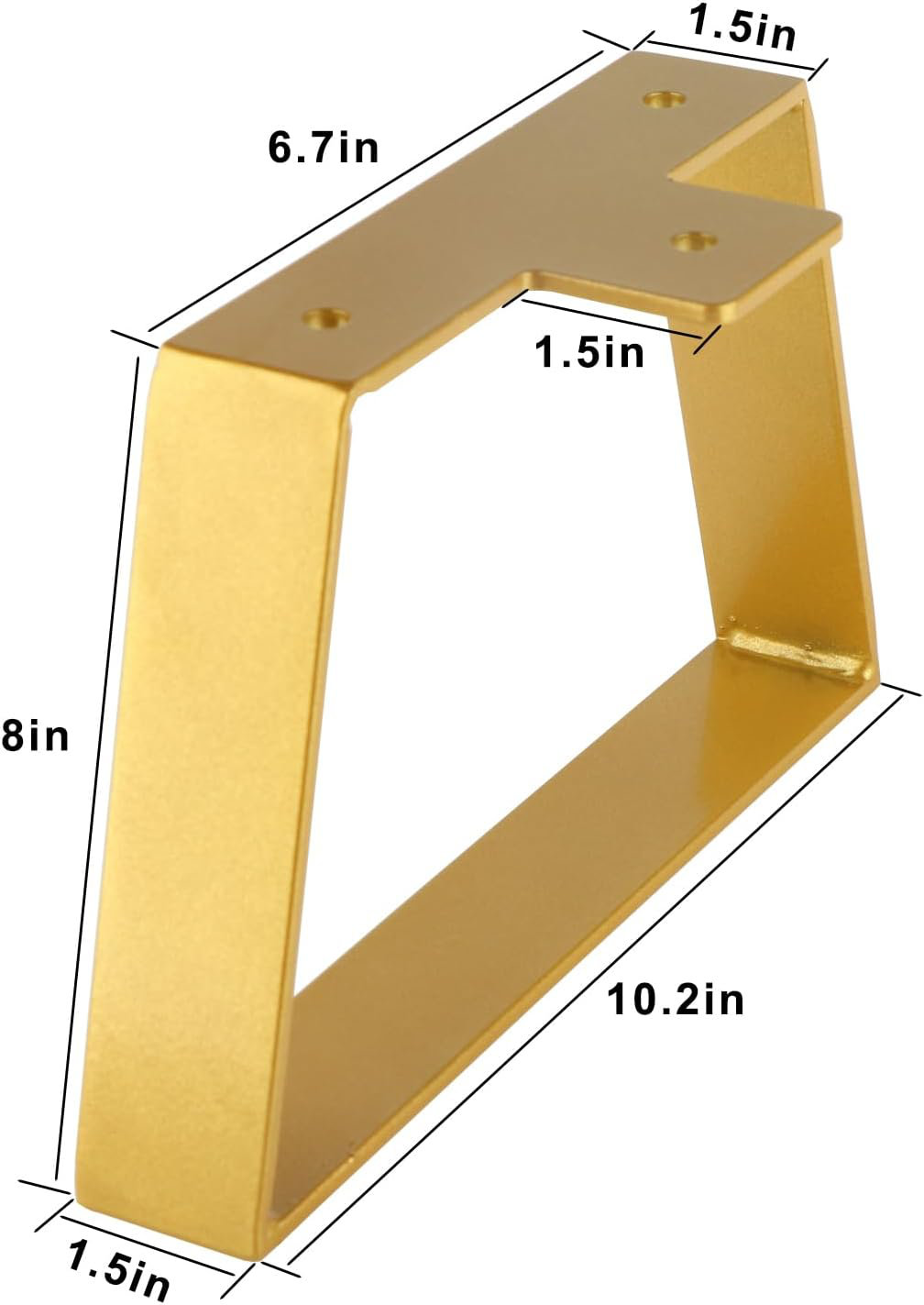 WKING Trapezoid Metal Table Legs For DIY Furniture, Heavy Duty Rust ...