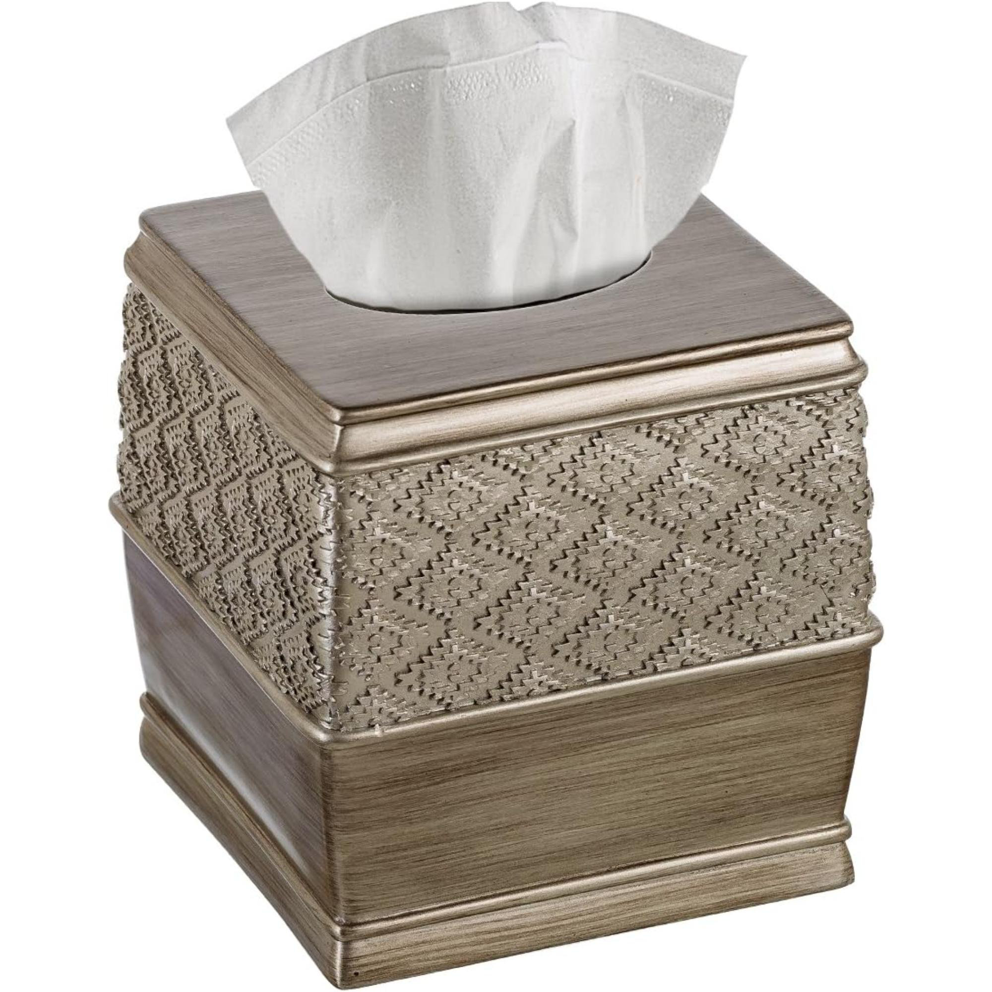 Foundry Select Tissue Box Cover Square Decorative Tissue Holder | Wayfair