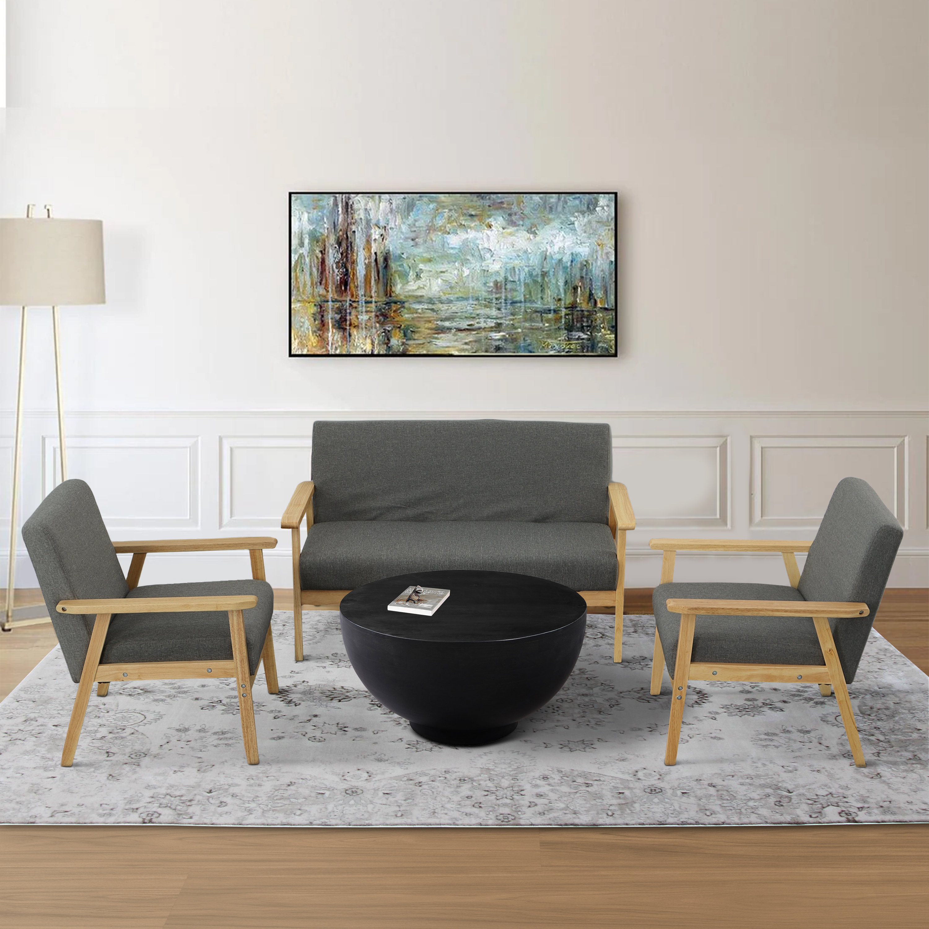 Corrigan Studio Islee 3 Piece Living Room Set - Wayfair Canada
