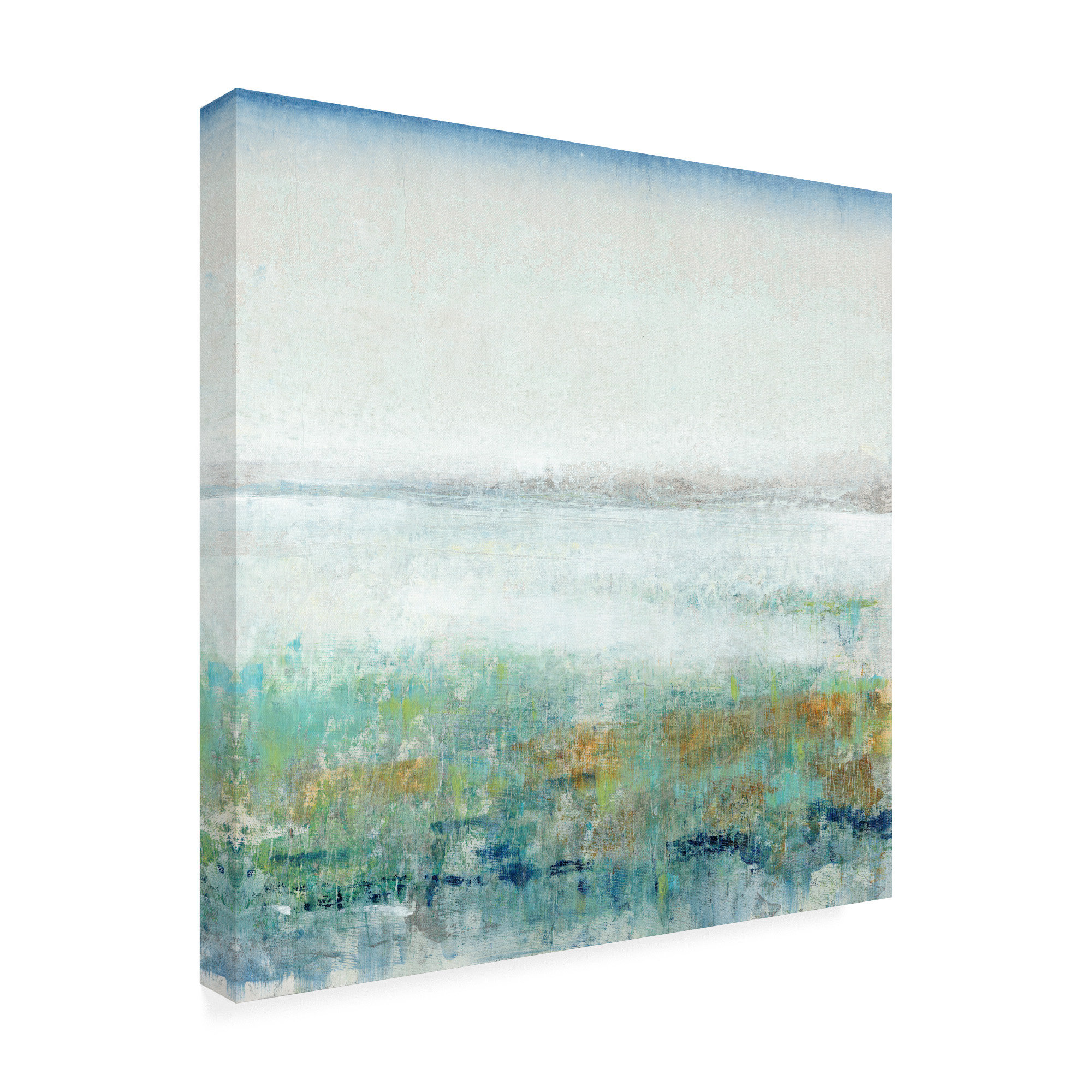 Red Barrel Studio® 'Turquoise Mist II' by Timothy O' Toole - Painting ...