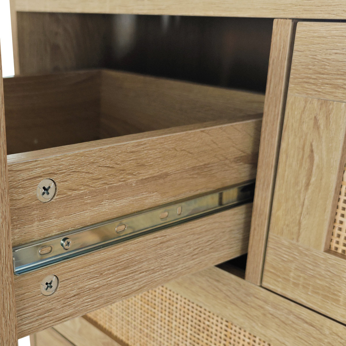 Bayou Breeze Nardi Wicker Rattan Tv Stands Rattan Sideboard Rattan ...