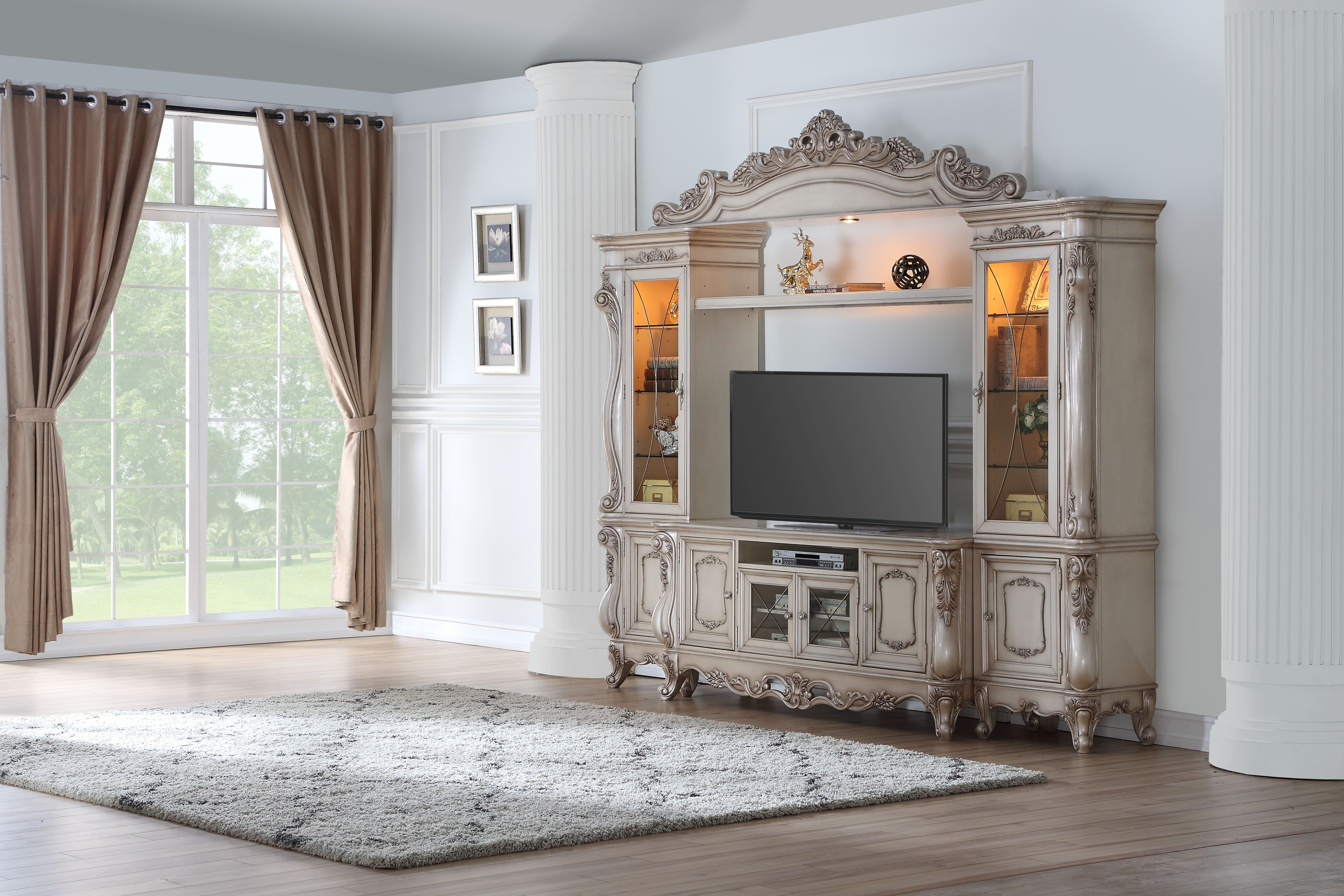 Astoria Grand Grajeda Transitional Entertainment Center with 1 Glass ...