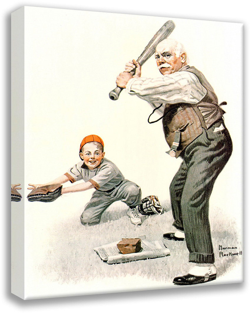 norman rockwell baseball pictures