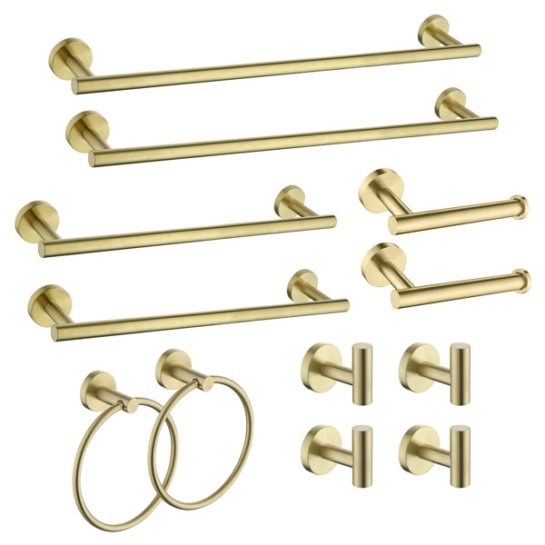 Gold Bathroom Hardware Sets You'll Love | Wayfair