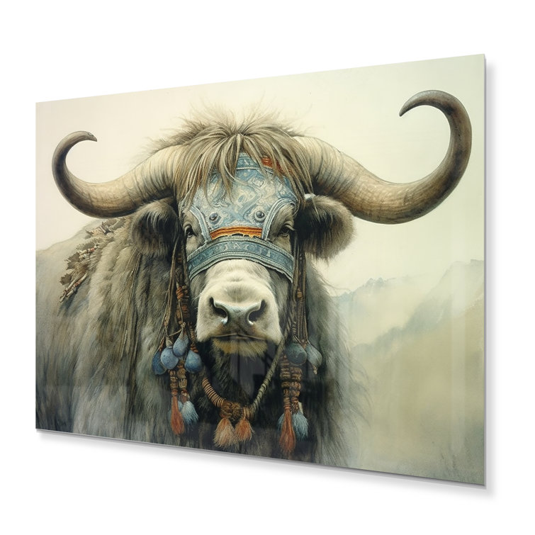 Union Rustic Wild Yak III - Animals Metal Wall Decor | Wayfair