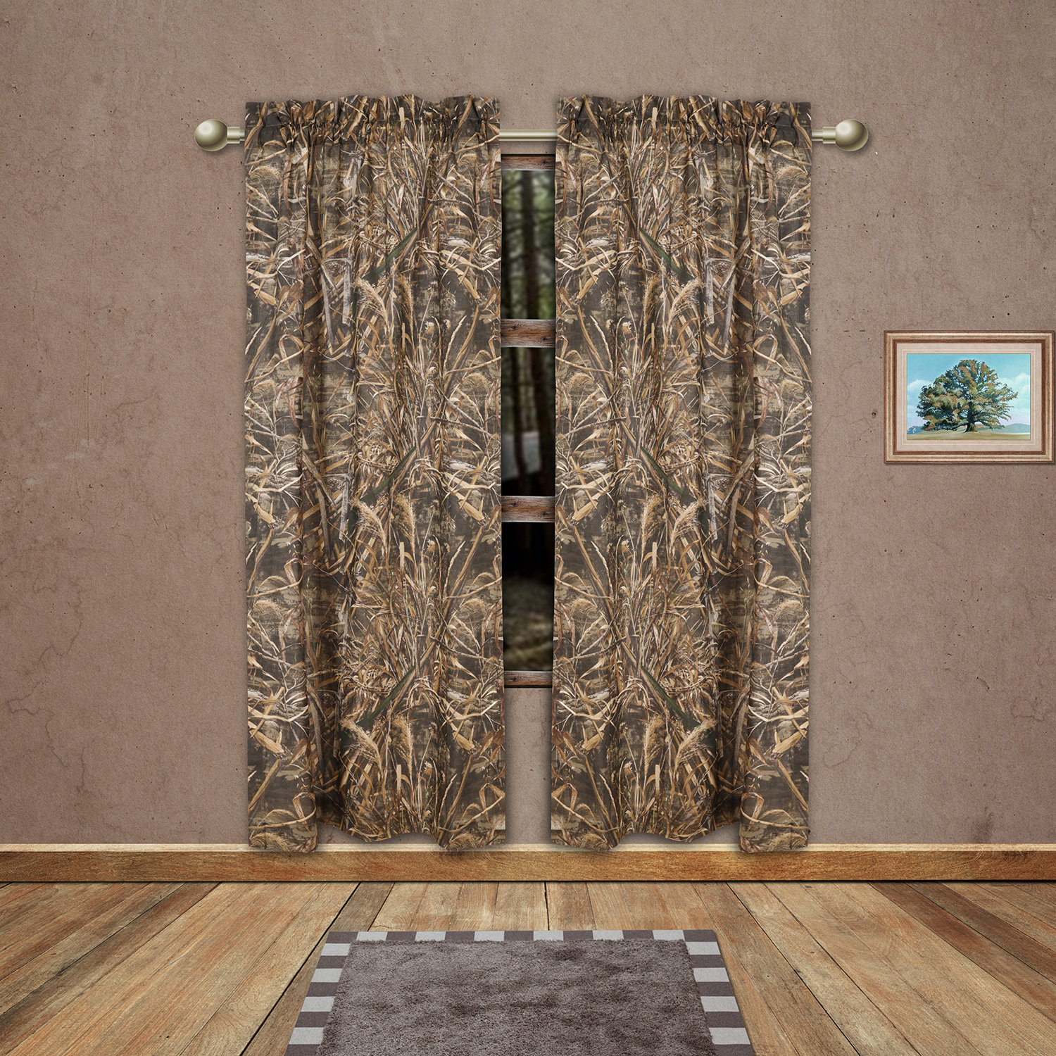 Realtree Max-5 100% Polycotton Camouflage & Hunting Camo Rod Pocket ...