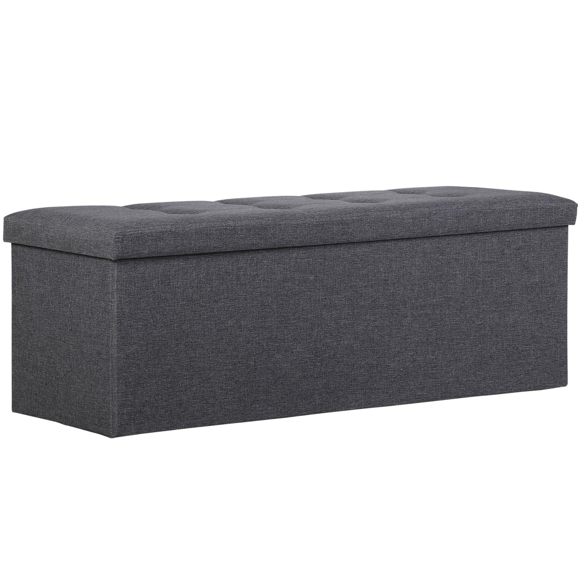 Winston Porter 43 Inch Folding Storage Stool Stool Storage Box ...