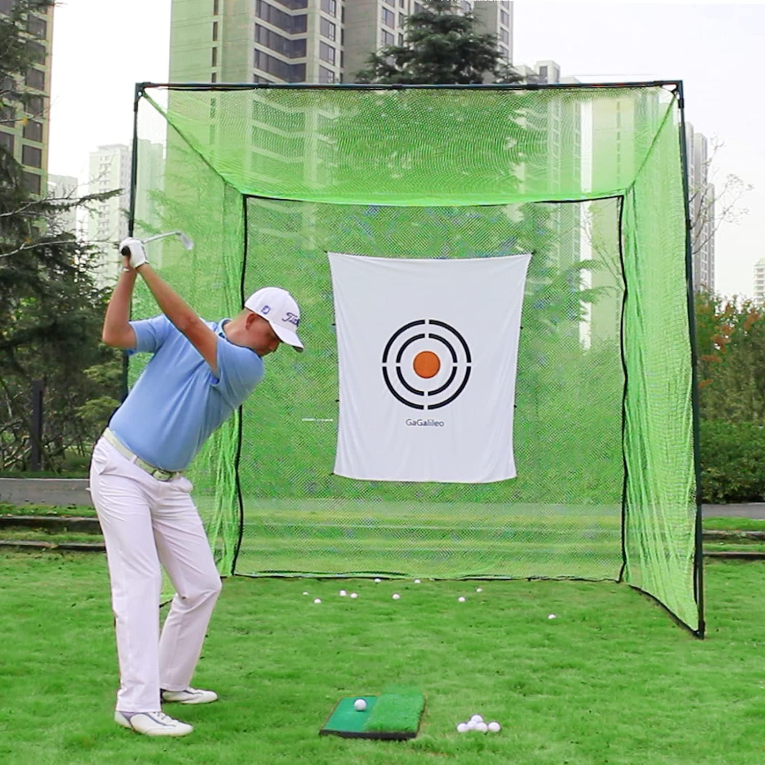 GaGalileo Golf Net Only for 10' x 10' Golf Cage Net - Wayfair Canada