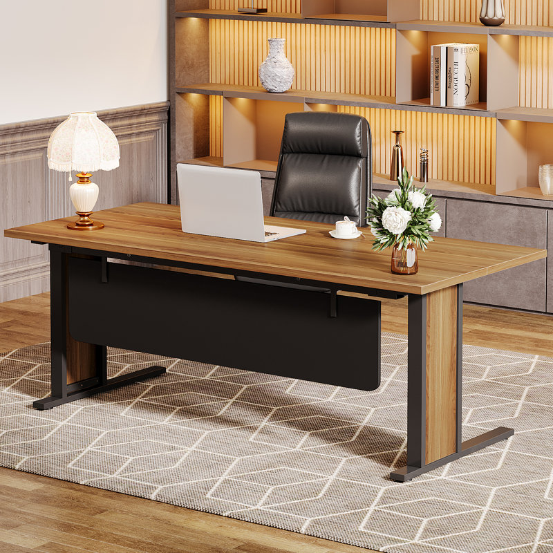 Ebern Designs 63" Large Computer Executive Desk - Wayfair Canada