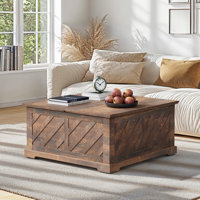 Brown Square Coffee Tables You'll Love | Wayfair