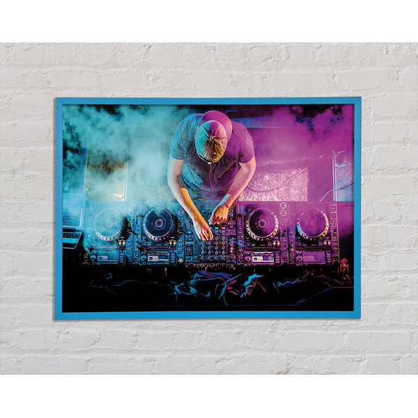 Brayden Studio Double Deck DJ - Single Picture Frame Art Prints ...