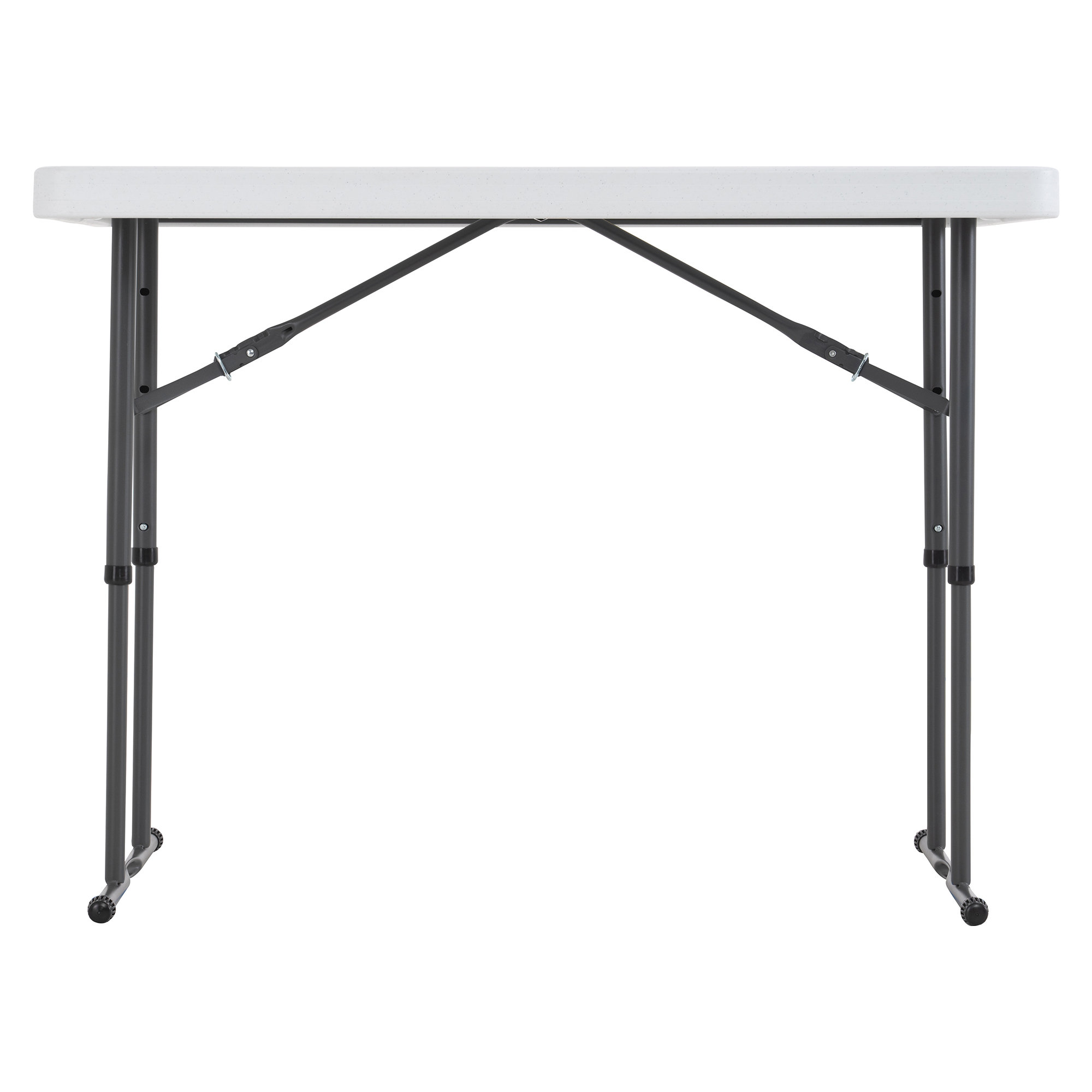 Lifetime 4 Foot Adjustable Height Table Reviews Wayfair co uk