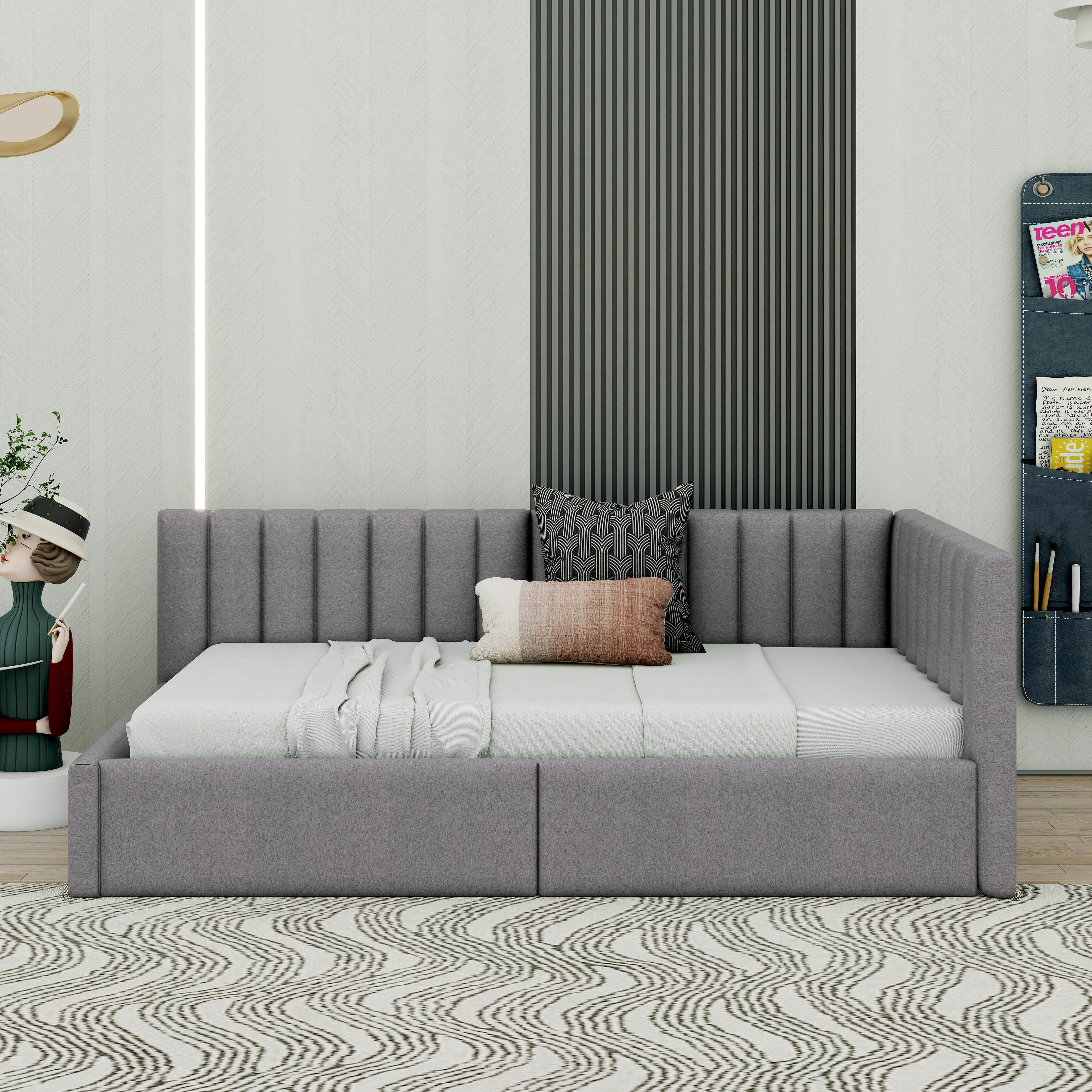 Mercer41 Mauda Upholstered Platform Storage Bed | Wayfair