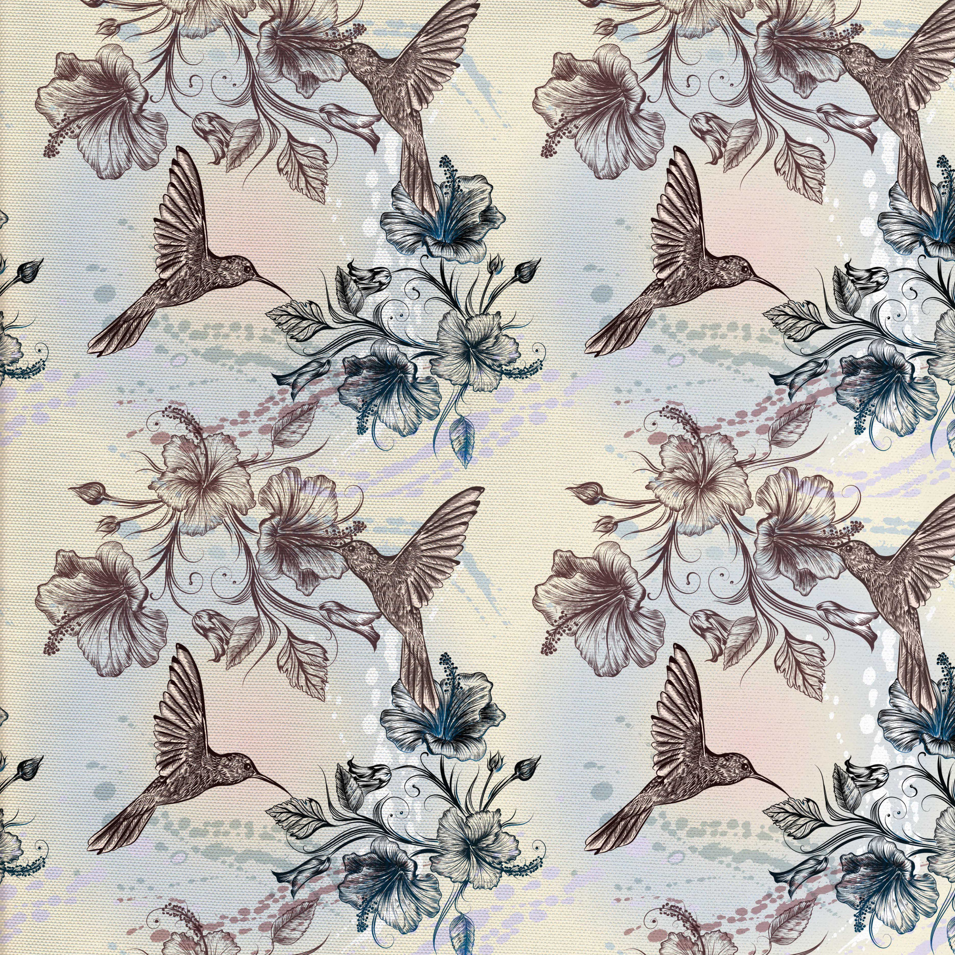 East Urban Home Hummingbirds Fabric - Wayfair Canada