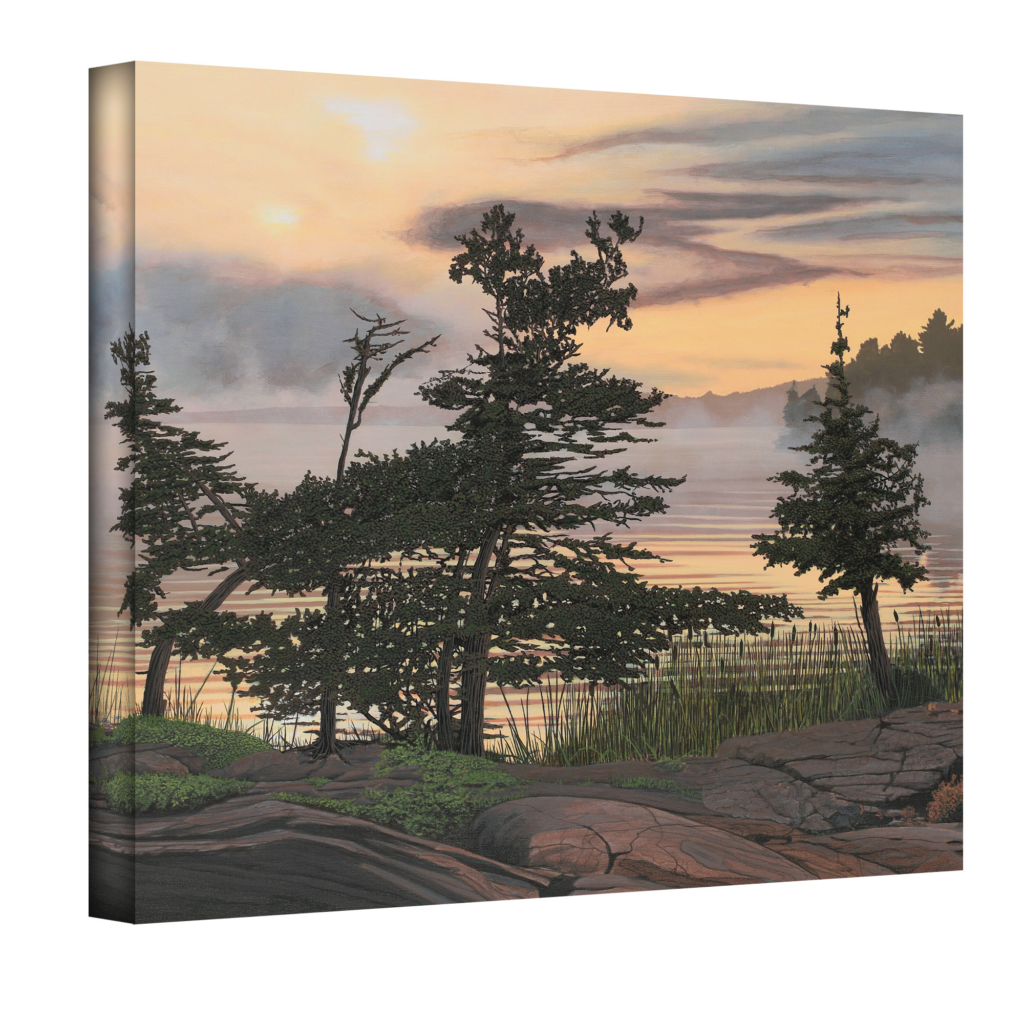 ArtWall Auburn Evening by Ken Kirsch - Wrapped Canvas Graphic Art Print ...