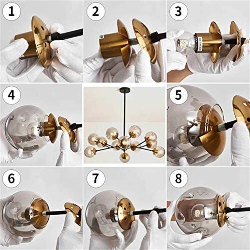 Brayden Studio® Bexton 12 - Light Sputnik Modern Linear Chandelier ...