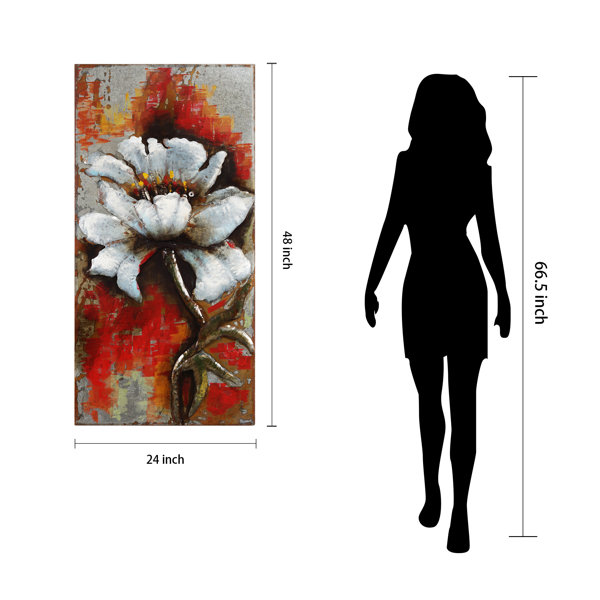 Empire Art Direct Garden Rose 1 by Primo - Unframed Print on Metal ...