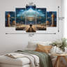 Trinx Final Destination City Of Light - Abstract Landscape Canvas Wall ...
