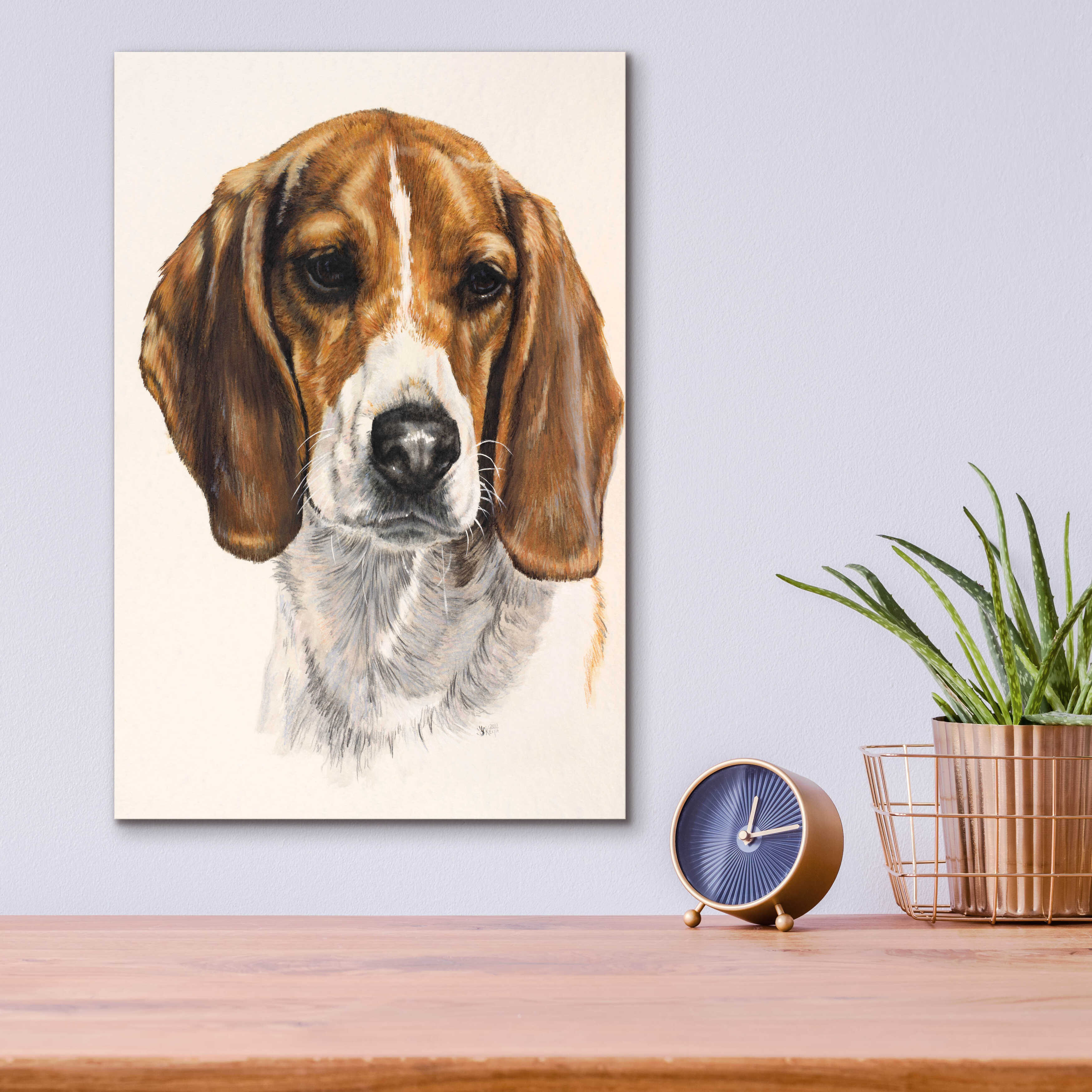 Red Barrel Studio Beagle by Barbara Keith - Unframed Print - Wayfair Canada