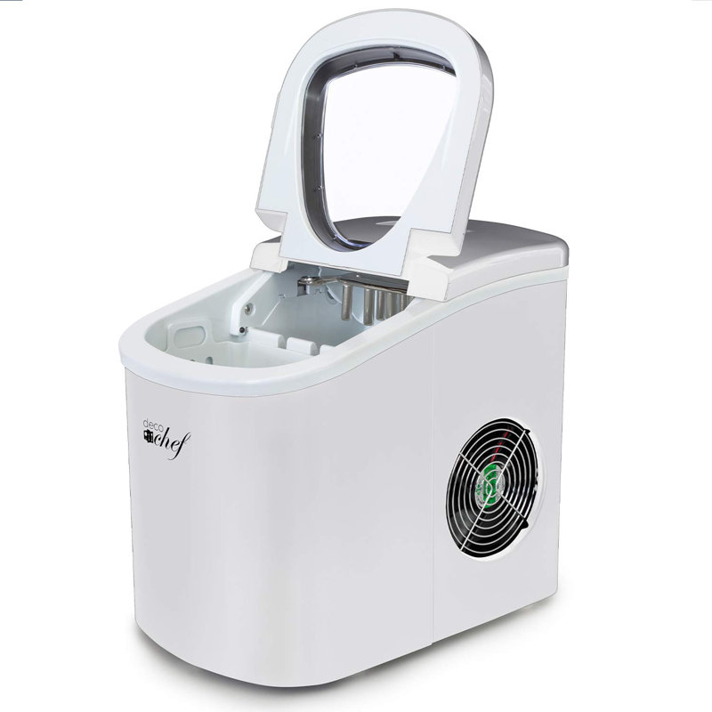Deco Chef Compact Electric 26 lb. Daily Production Portable Clear Ice ...