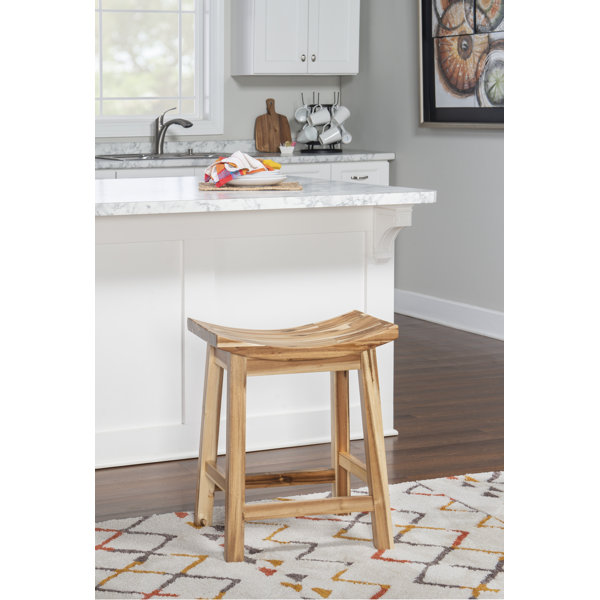 Loon Peak® Sean Solid Wood 24'' Counter Stool & Reviews | Wayfair