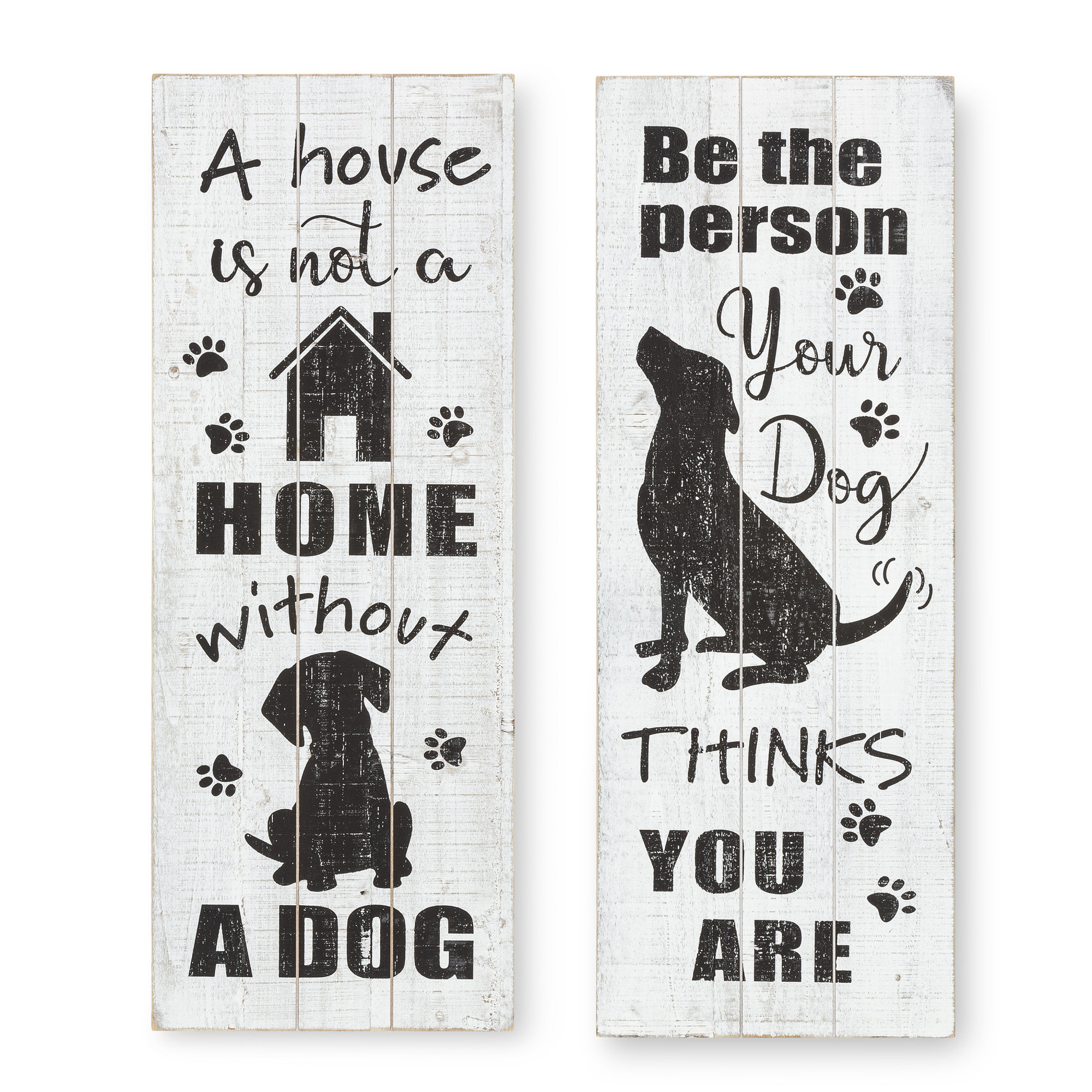 Gracie Oaks 2 Piece Dog Wall Décor Set | Wayfair