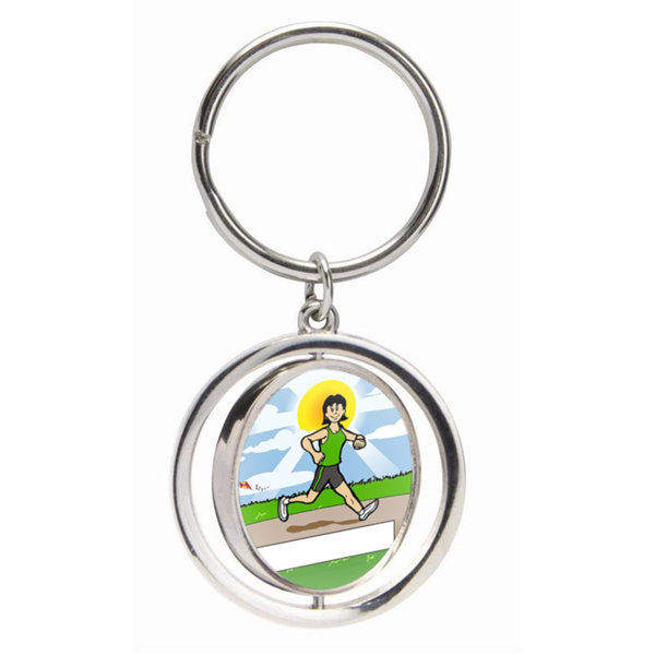 Printed Perfection Personalized Jogger - Female Small Spinning Key ...