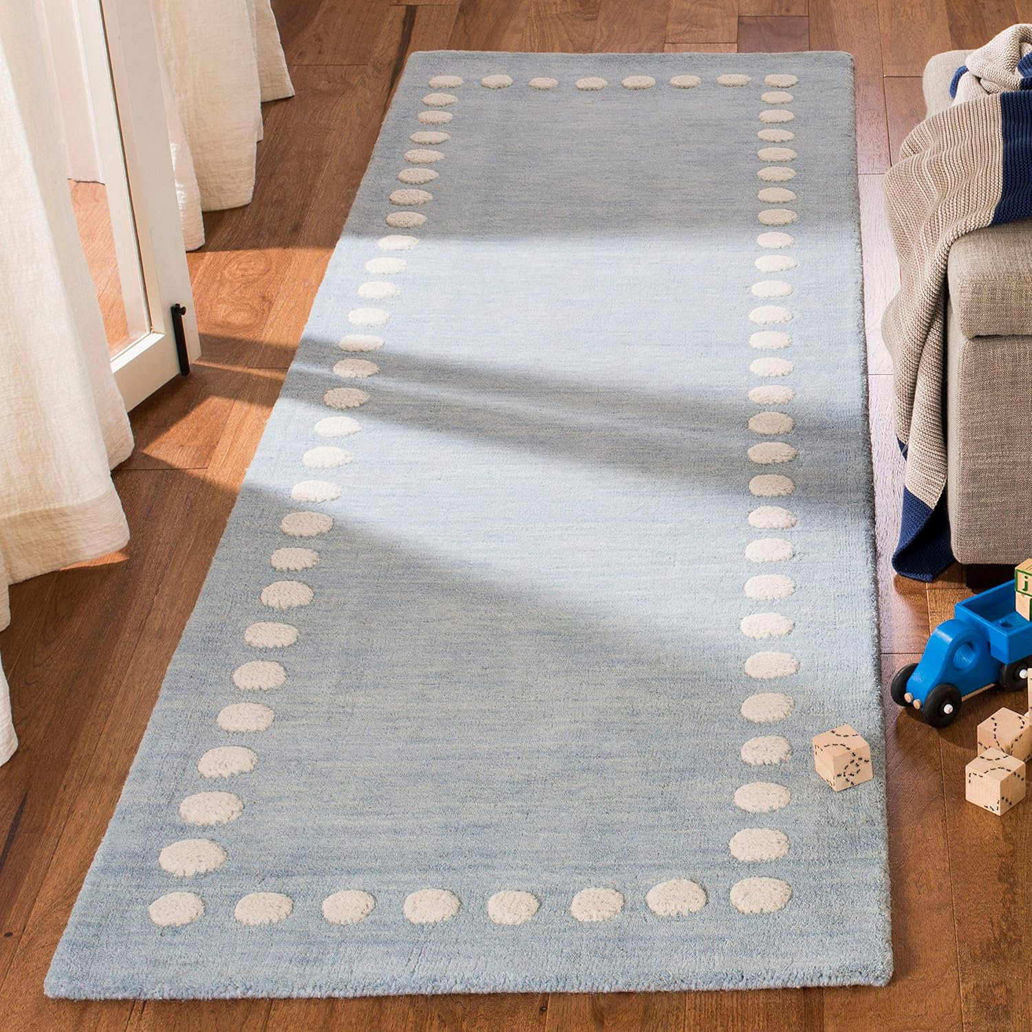 Isabelle & Max™ Kids Collection Accent Rug - 3' X 5', Grey, Handmade ...